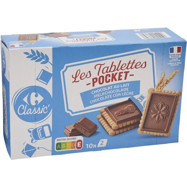 Mordicus - Milk Chocolate Butter Biscuits Pocket Carrefour