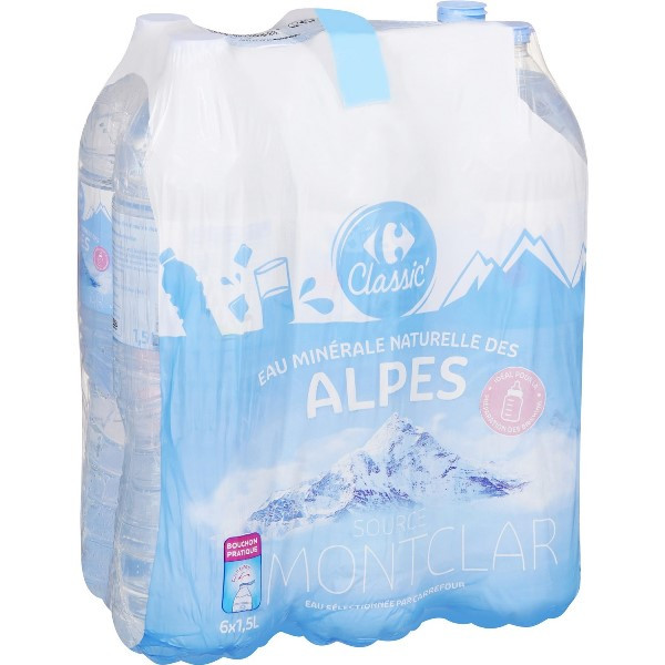 Mordicus - Eau Minérale Naturelle des Alpes Montclar 6x1.5L